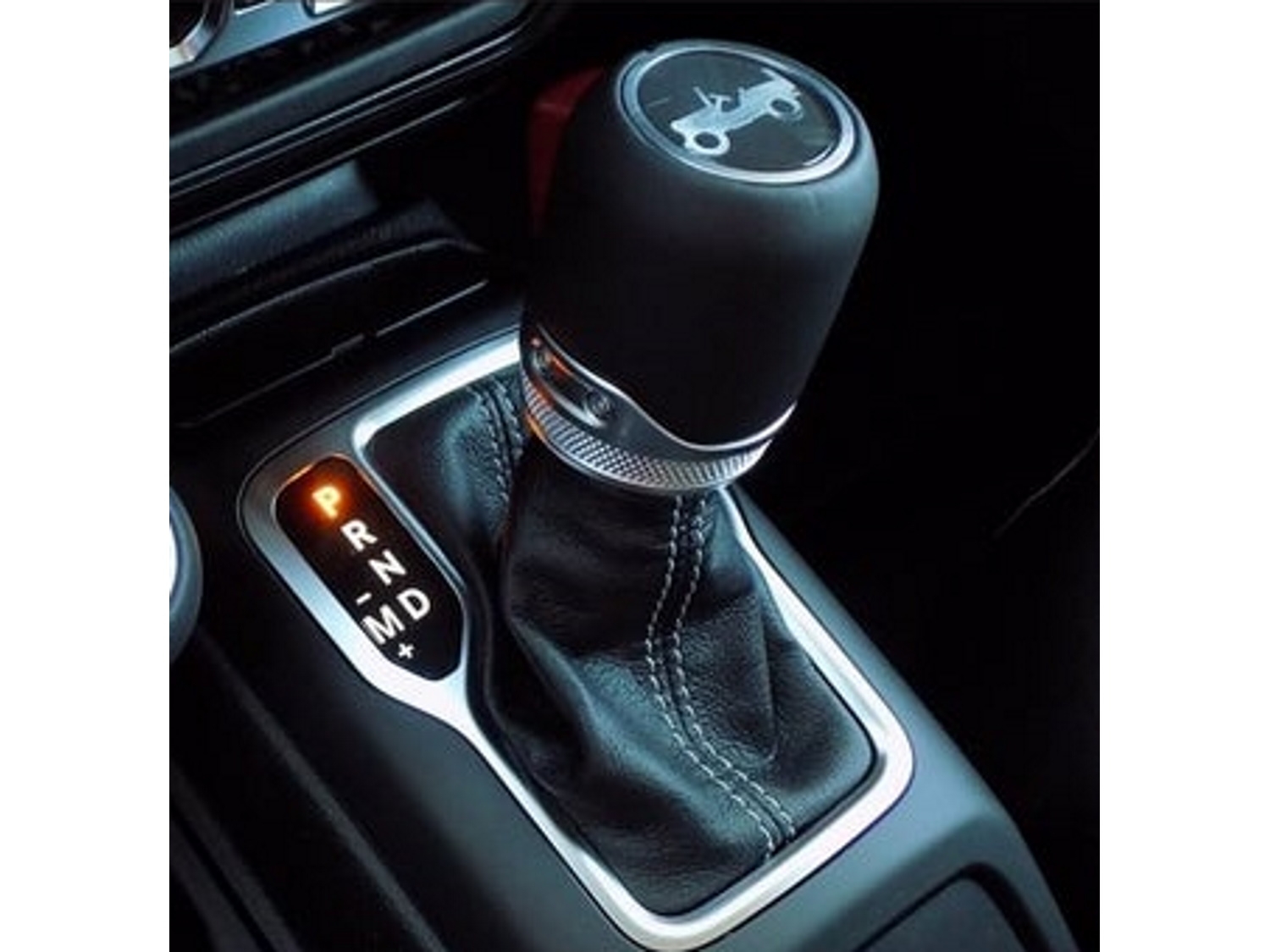 Authentic Mopar Automatic Transmission Shift Knob & Boot Black Leather ...