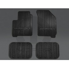 Authentic Mopar Splash Guards Rear Molded Black W/ Jeep Logo - 82214127 ...