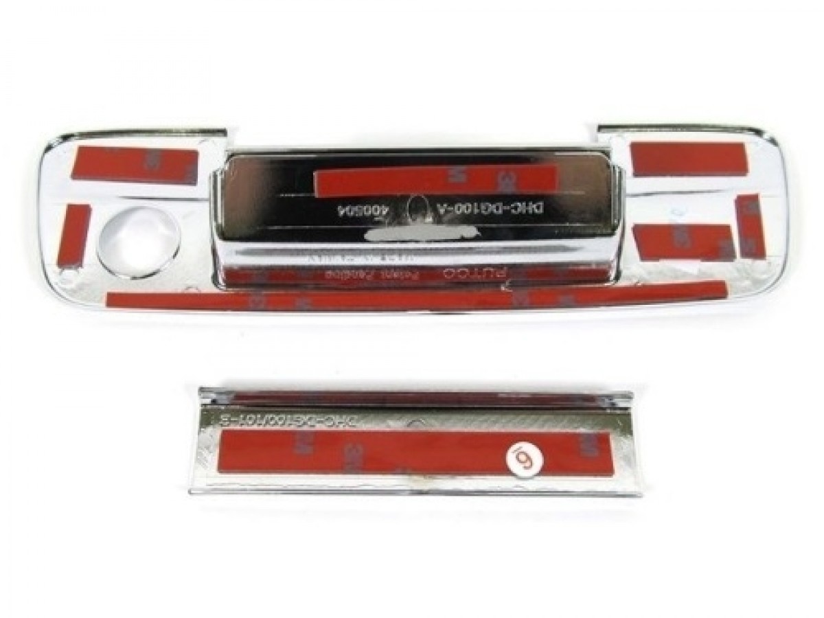Authentic Mopar Tailgate Handle & Bezel Applique Chrome W/O Backup ...