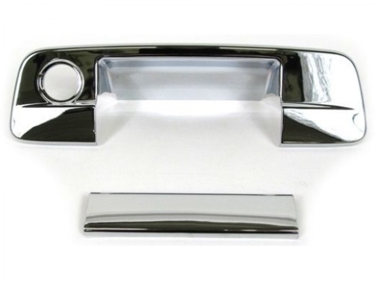 Authentic Mopar Tailgate Handle & Bezel Applique Chrome W/O Backup ...