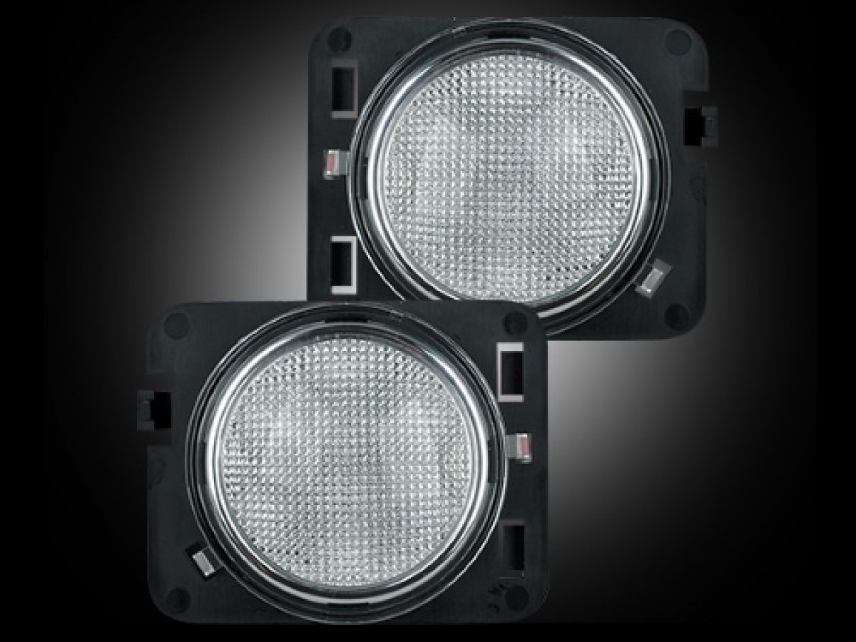 RECON Round Front Fender Lenses LED - 264135WHCL | Mopar Online Parts