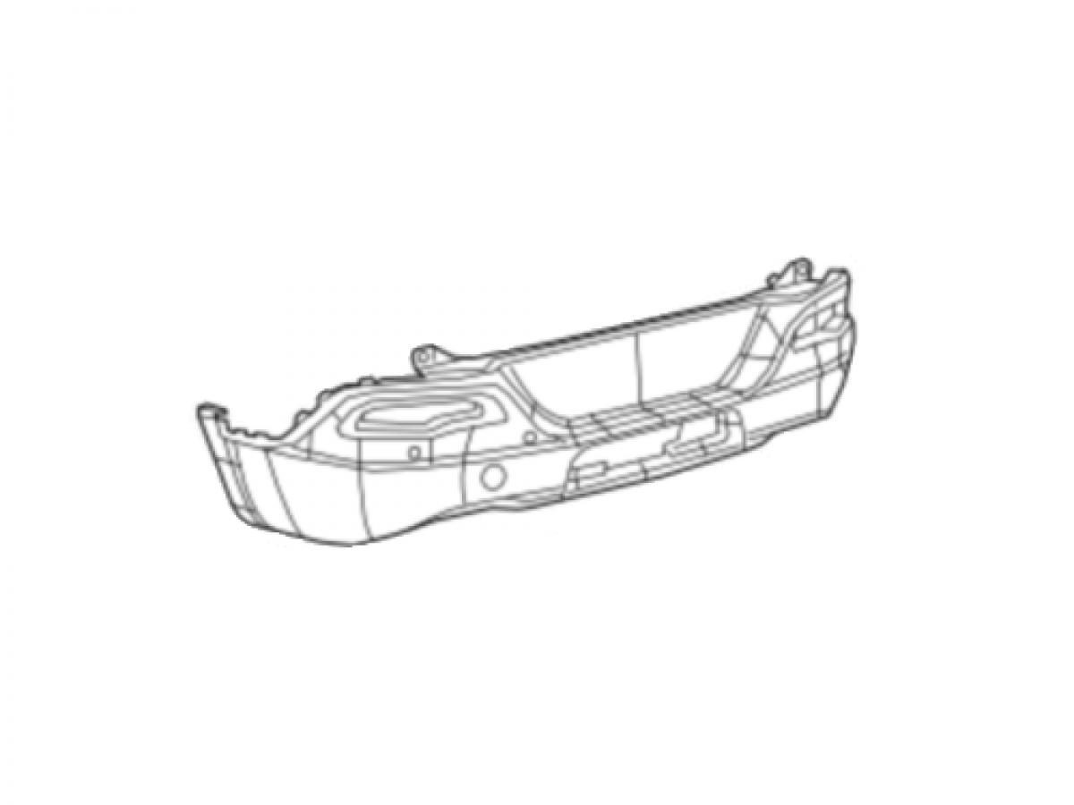 Mopar Fascia Rear - 68203262AD | Mopar Online Parts