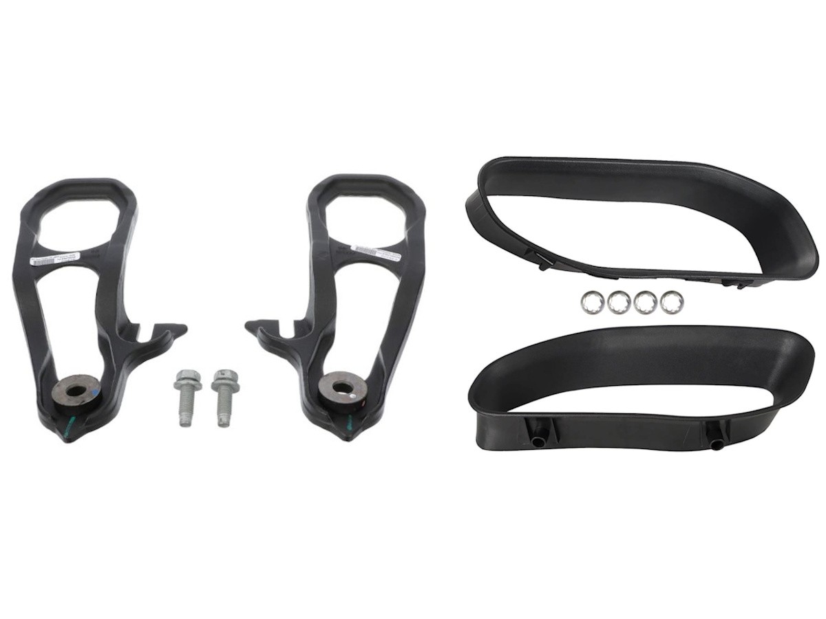 Mopar Tow Hooks Black Kit Of Two For Front Bumper Includes Bezels ...