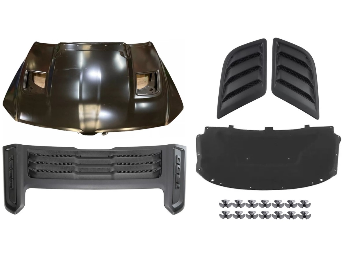 Mopar Performance Hood Package From Sport & Rebel With Vents Silencer ...