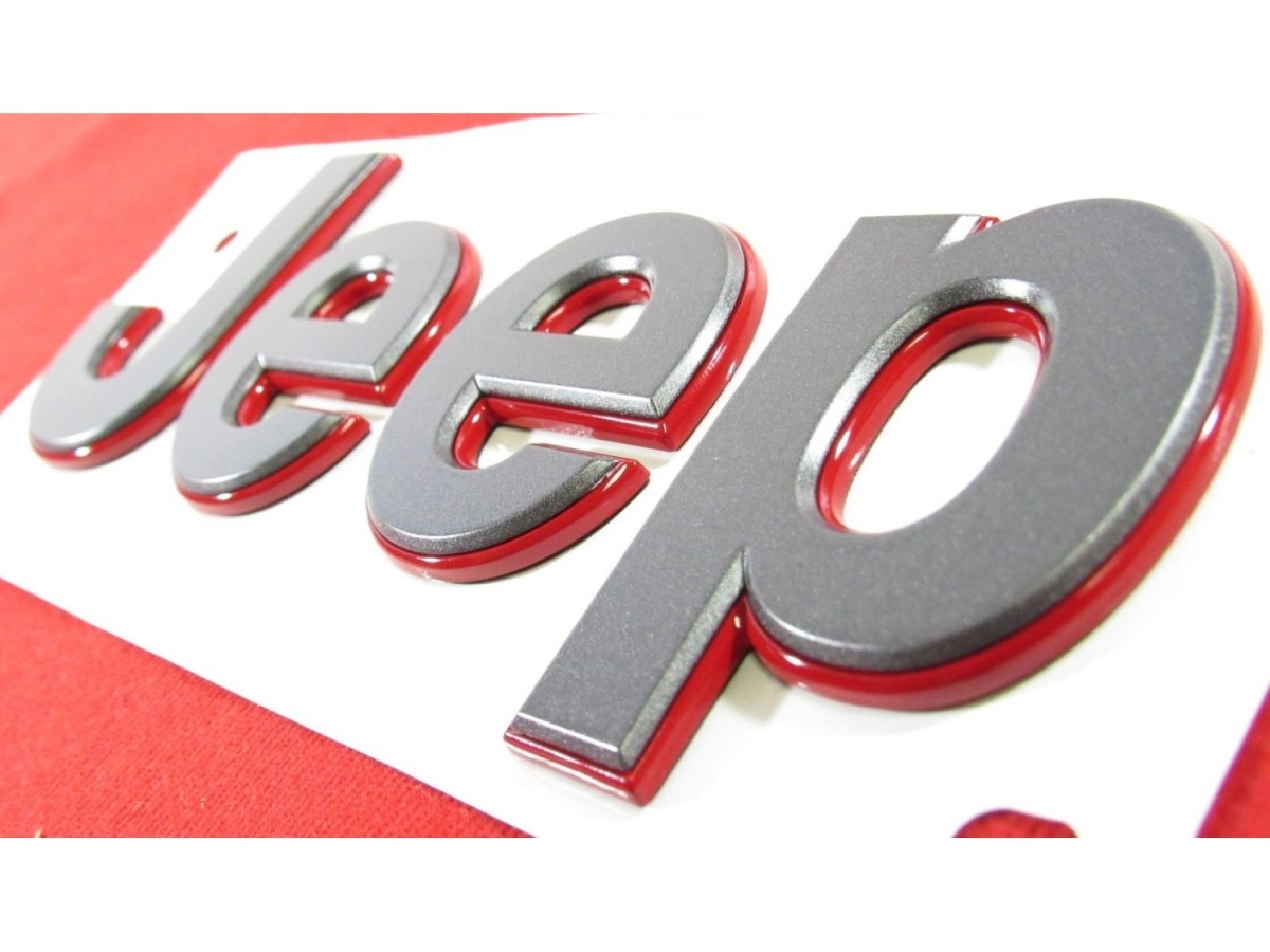 Mopar Emblem With Rubicon Red Outline Jeep Fender - 68309633AA | Mopar ...