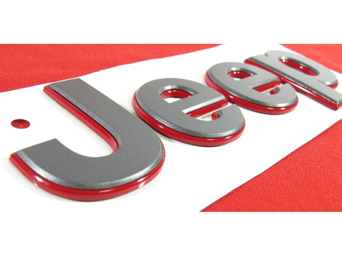 Mopar Emblem With Rubicon Red Outline Jeep Fender - 68309633AA | Mopar ...