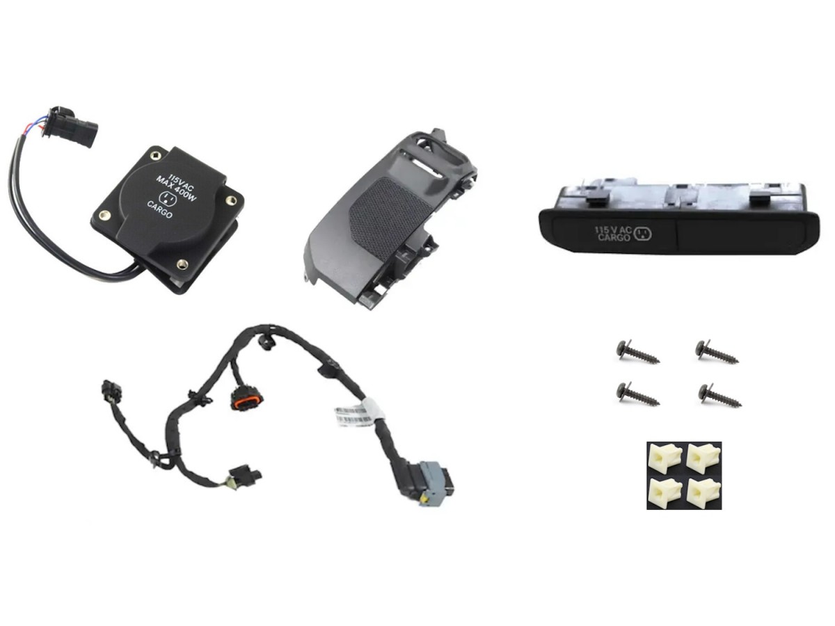 Mopar 115 Volt Bed Outlet Kit - BEDOUTLETKITJT20 | Mopar Online Parts