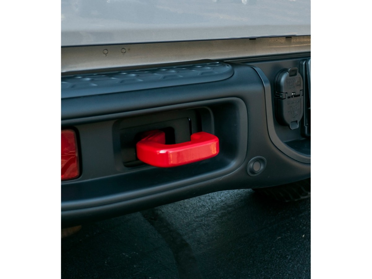 Mopar Tow Hook Single Rear Rubicon Red - 68334733AB | Mopar Online Parts
