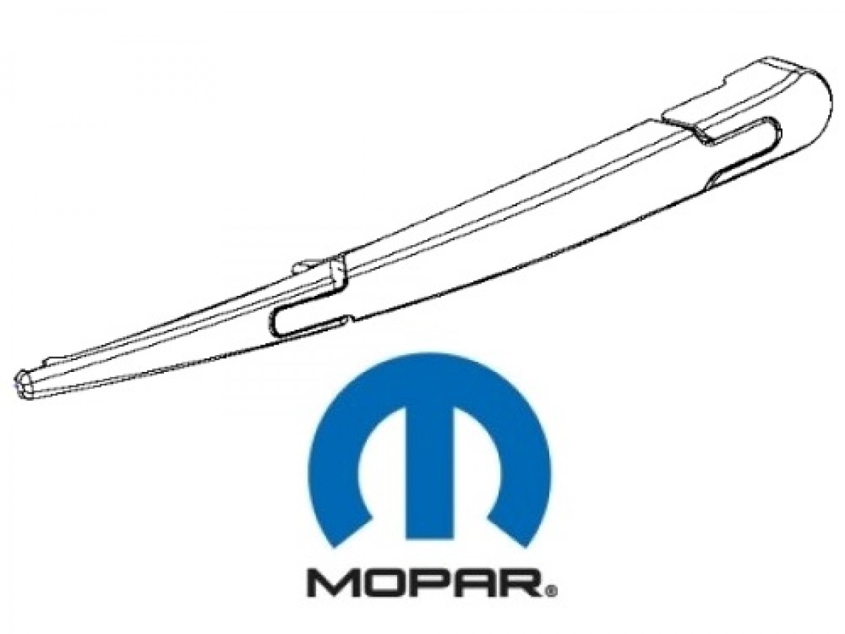 Authentic Mopar Wiper Arm/Blade - Rear - 68462474AA | Mopar Online Parts