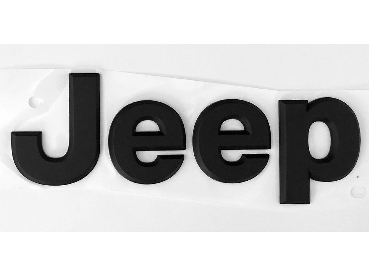 Mopar Emblem - Matte Black - Jeep Fender - 68540635AA | Mopar Online Parts