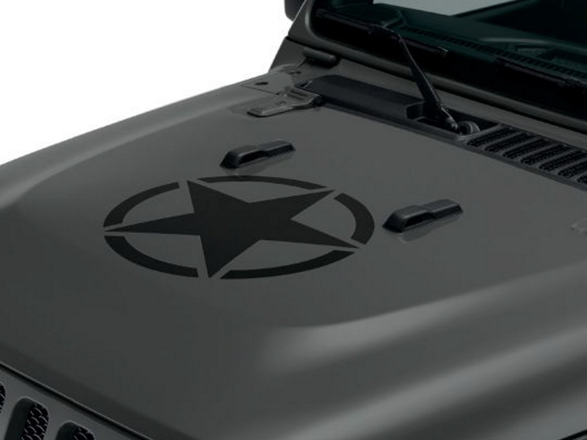 Authentic Mopar Freedom Edition Star Decals For Hood And Rear Quarter ...