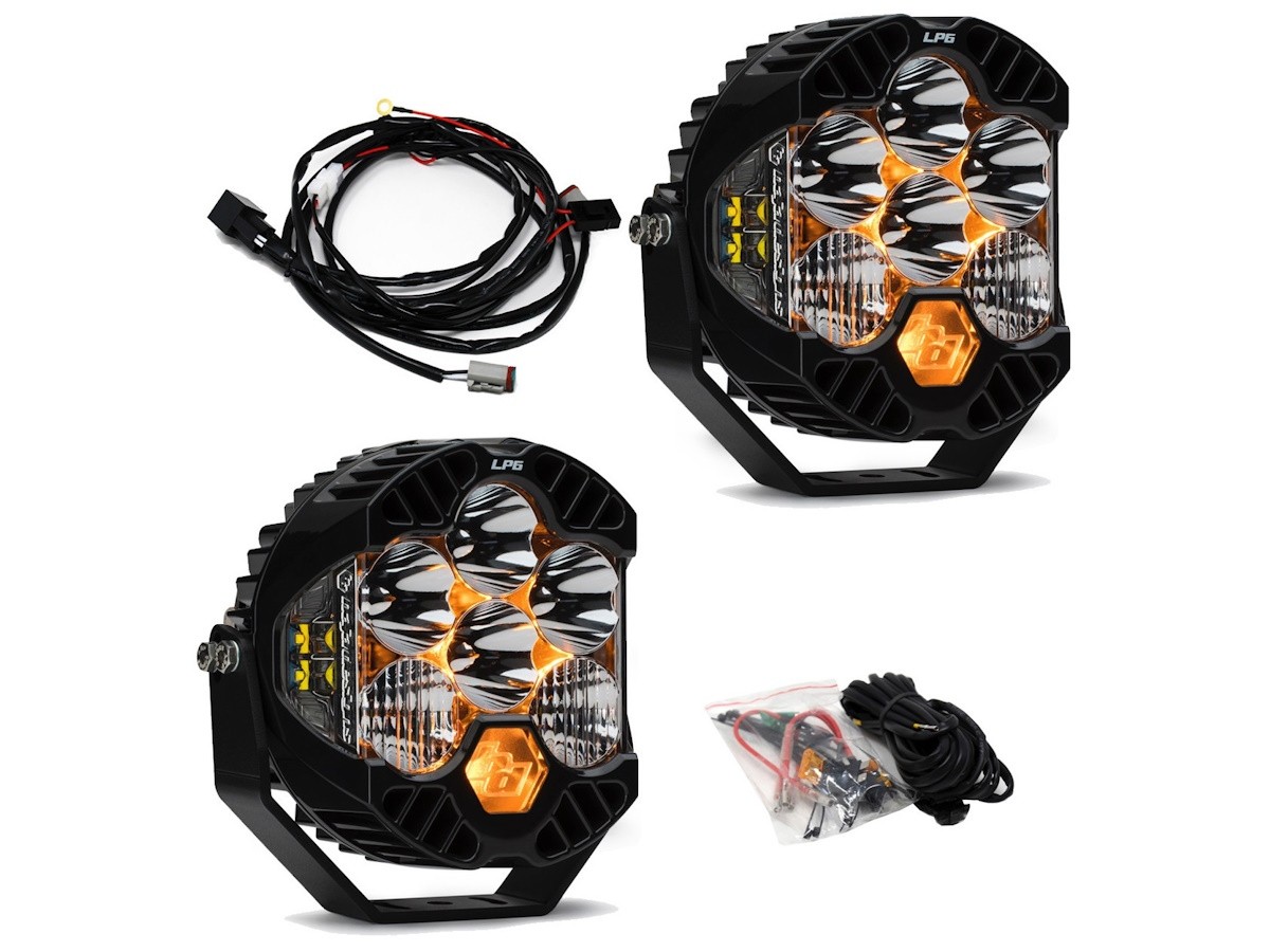 Mopar LP6 Pro 6-Inch Bumper Mounted Off Road LED Light Pods Kit Of Two ...
