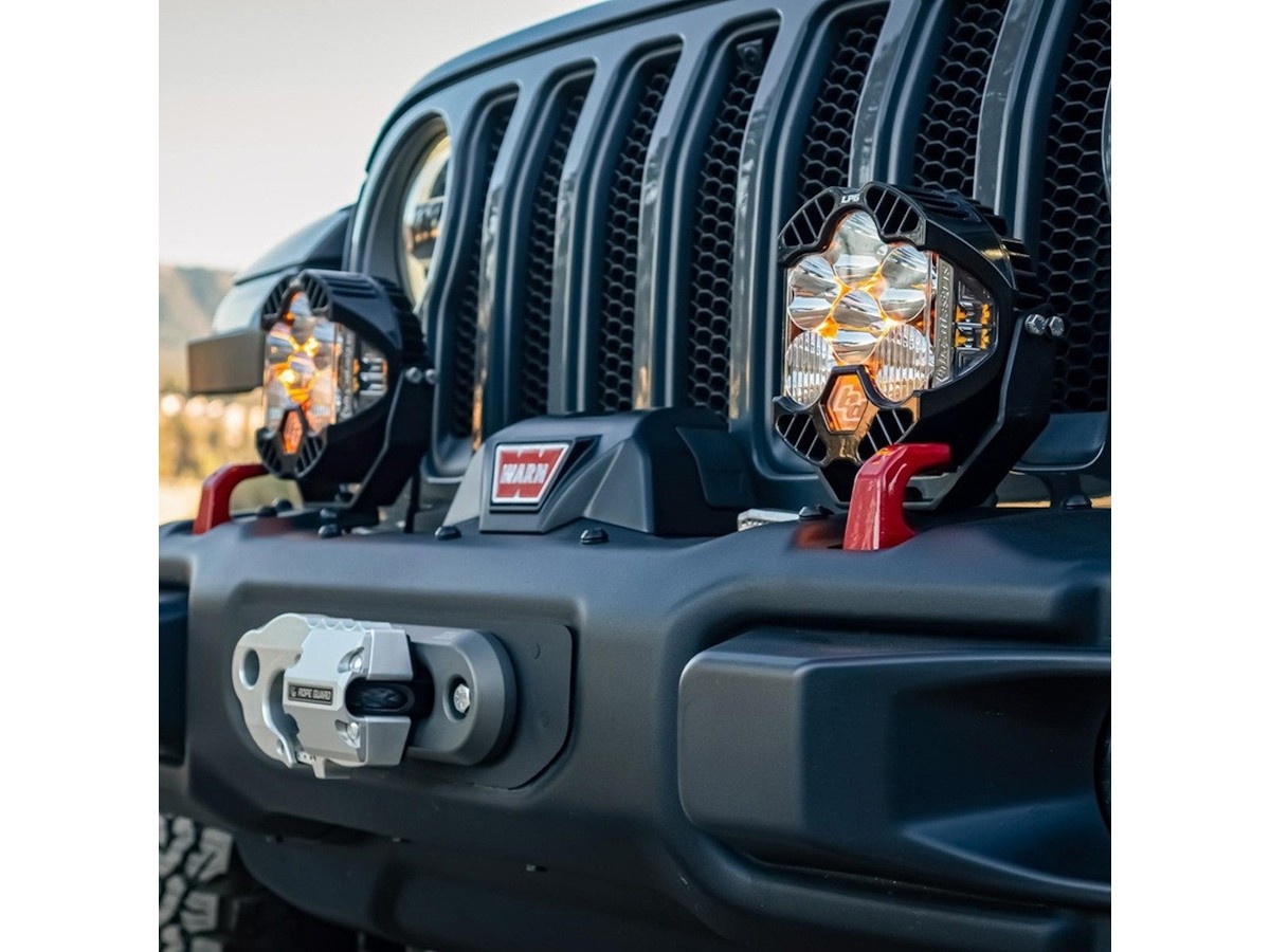 Mopar LP6 Pro 6-Inch Bumper Mounted Off Road LED Light Pods Kit Of Two ...