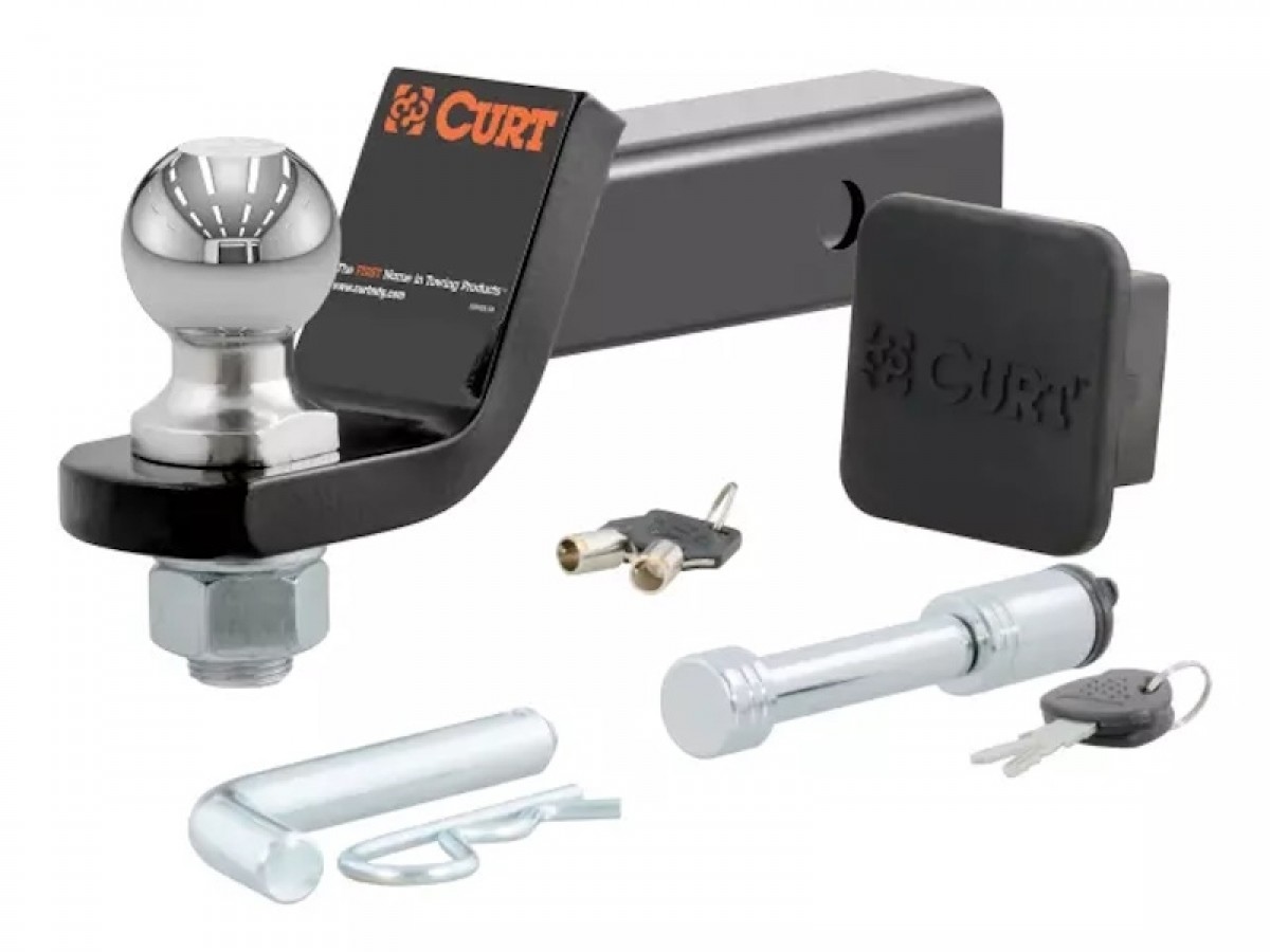 Mopar Towing Starter Kit With 2-Inch Tow Ball / Ball Mount With 2-Inch ...
