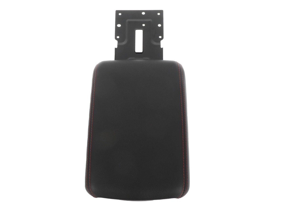 Mopar Center Console Armrest Black Leather & Red Stitching Rubicon ...