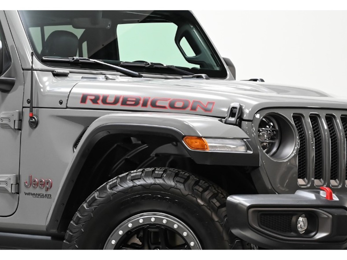 Mopar Hood Side Decal Rubicon Black With Red Outline - 6BM451XFAB ...