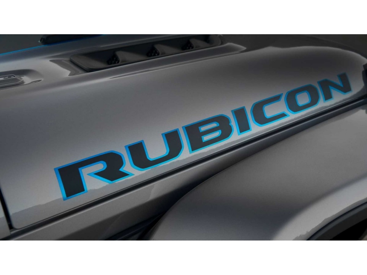 Mopar Hood Side Decal Rubicon Black And Blue - 6BM452XFAB | Mopar ...