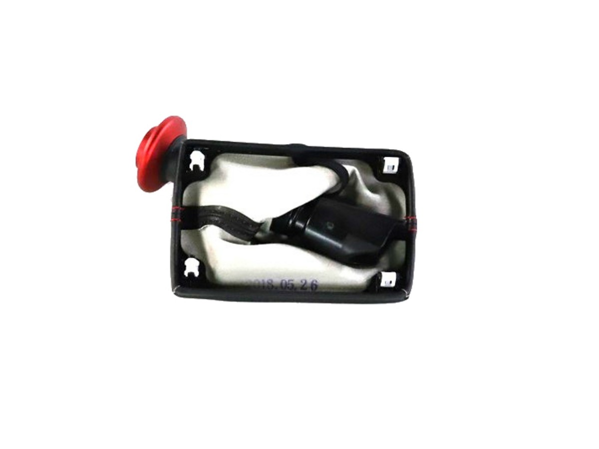 Mopar Manual Transmission Shifter Boot Black Leather Red Stitching ...