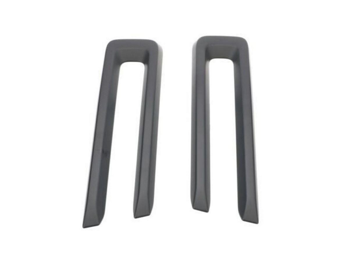 Mopar Grille Trim Two Pieces Unpainted Black - 6NB35TZZAB | Mopar ...