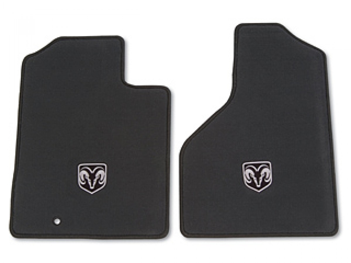 Authentic Mopar Floor Mats Carpeted Front Slate - 82209555AC | Mopar ...