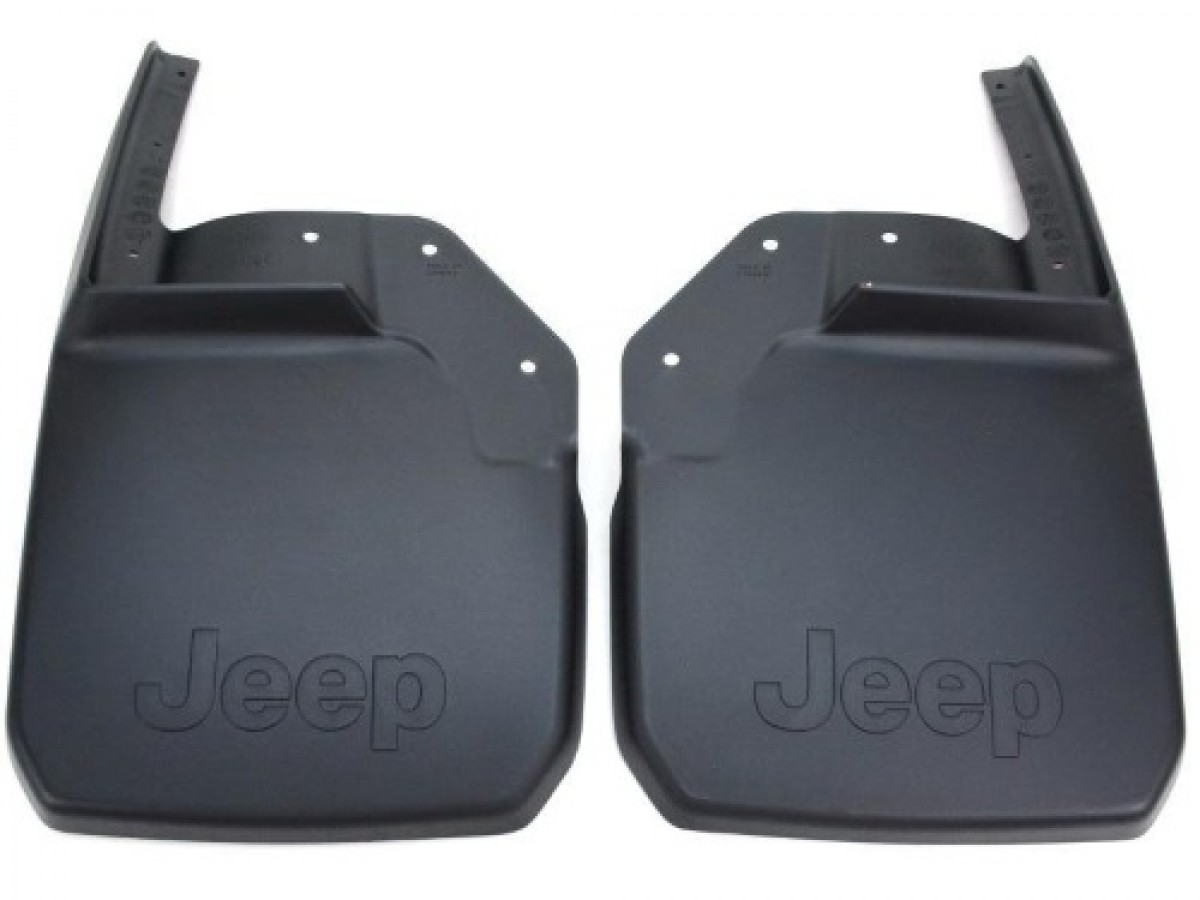 Mopar Splash Guards Front Molded W/ Jeep Logo - 82210233 | Mopar Online ...