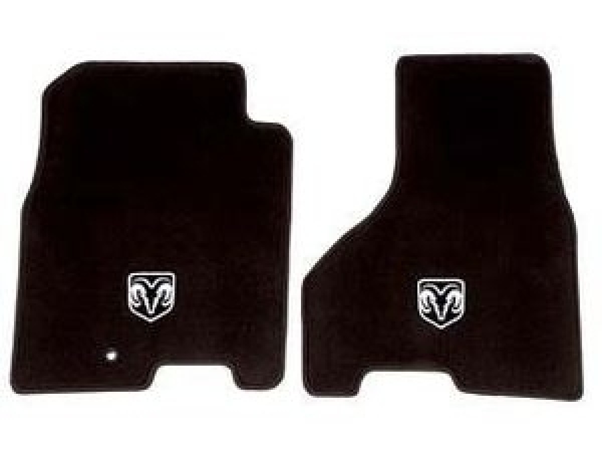 Authentic Mopar Floor Mats Carpeted Front Dark Slate - 82211623AC ...