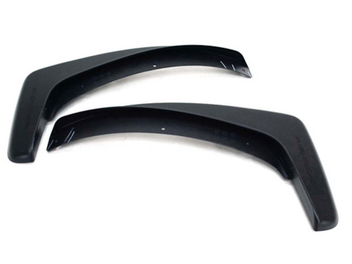 Mopar Splash Guards Kit Of Two For Rear Molded Black With Dodge Logo ...