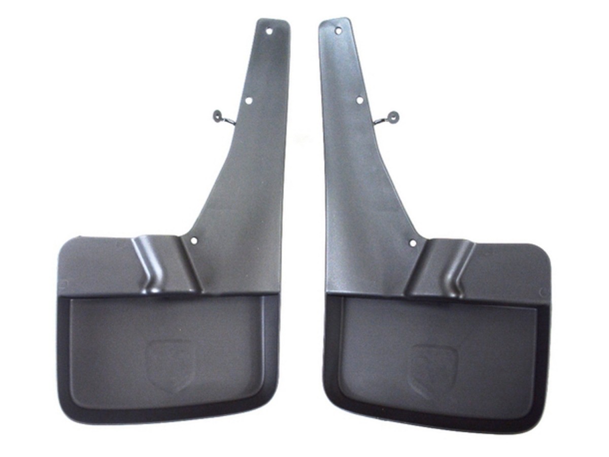 Mopar Splash Guards Front Molded Black W/O Fender Flares - 82212287AC ...