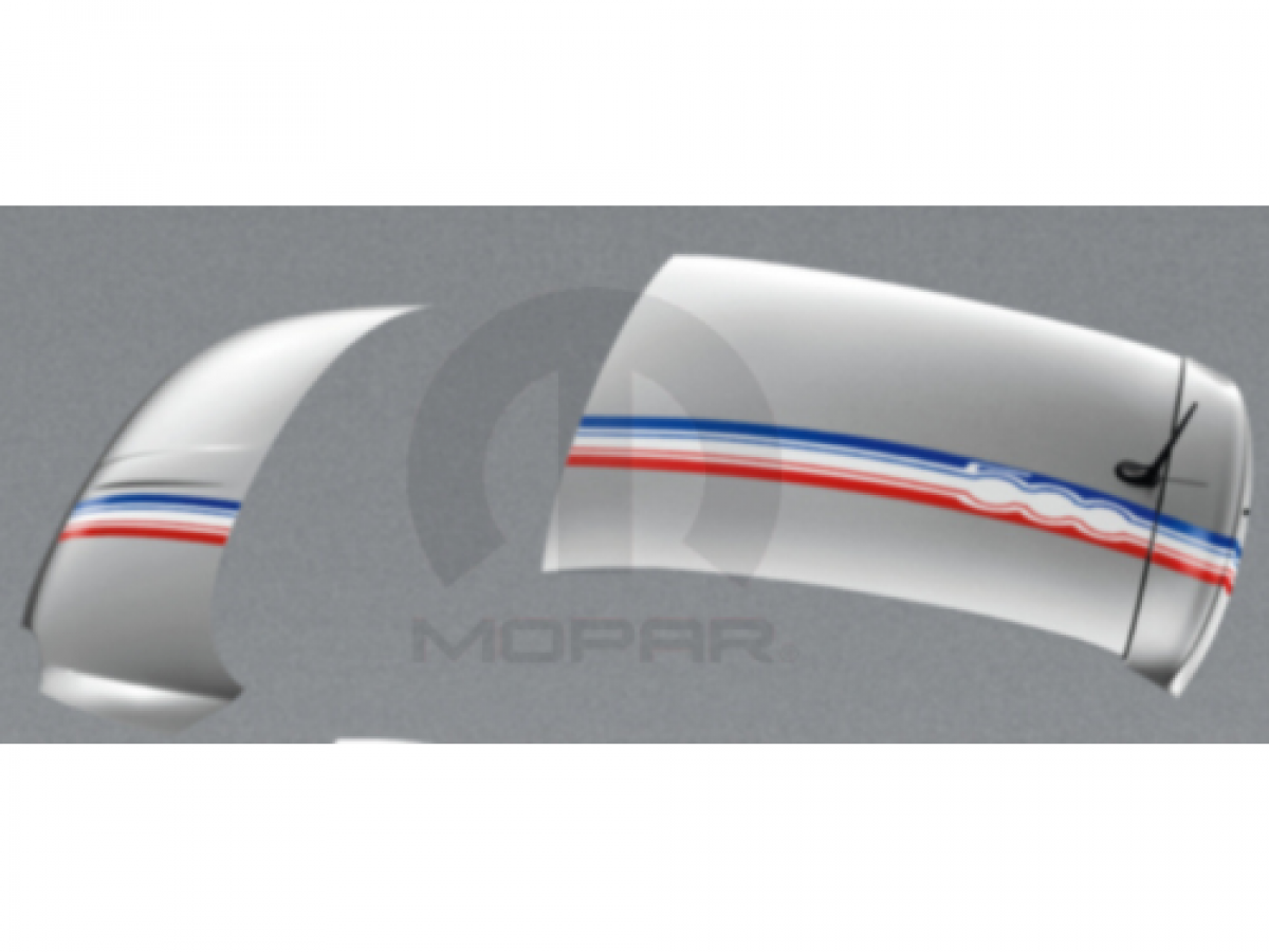 Mopar Decal Kit Top Stripes Red White & Blue - 82212660 | Mopar Online ...
