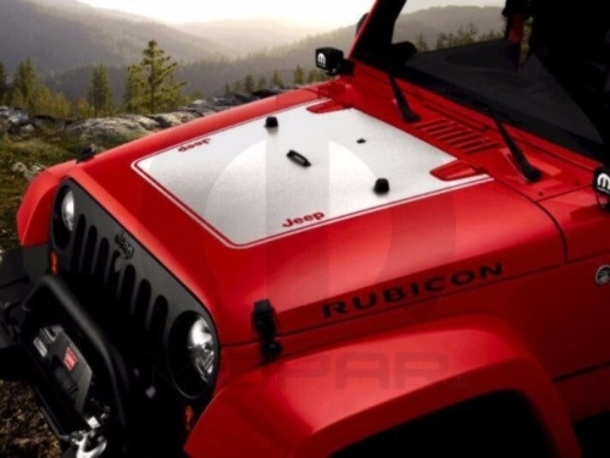 Mopar Hood Decal Silver - 82213199 | Mopar Online Parts