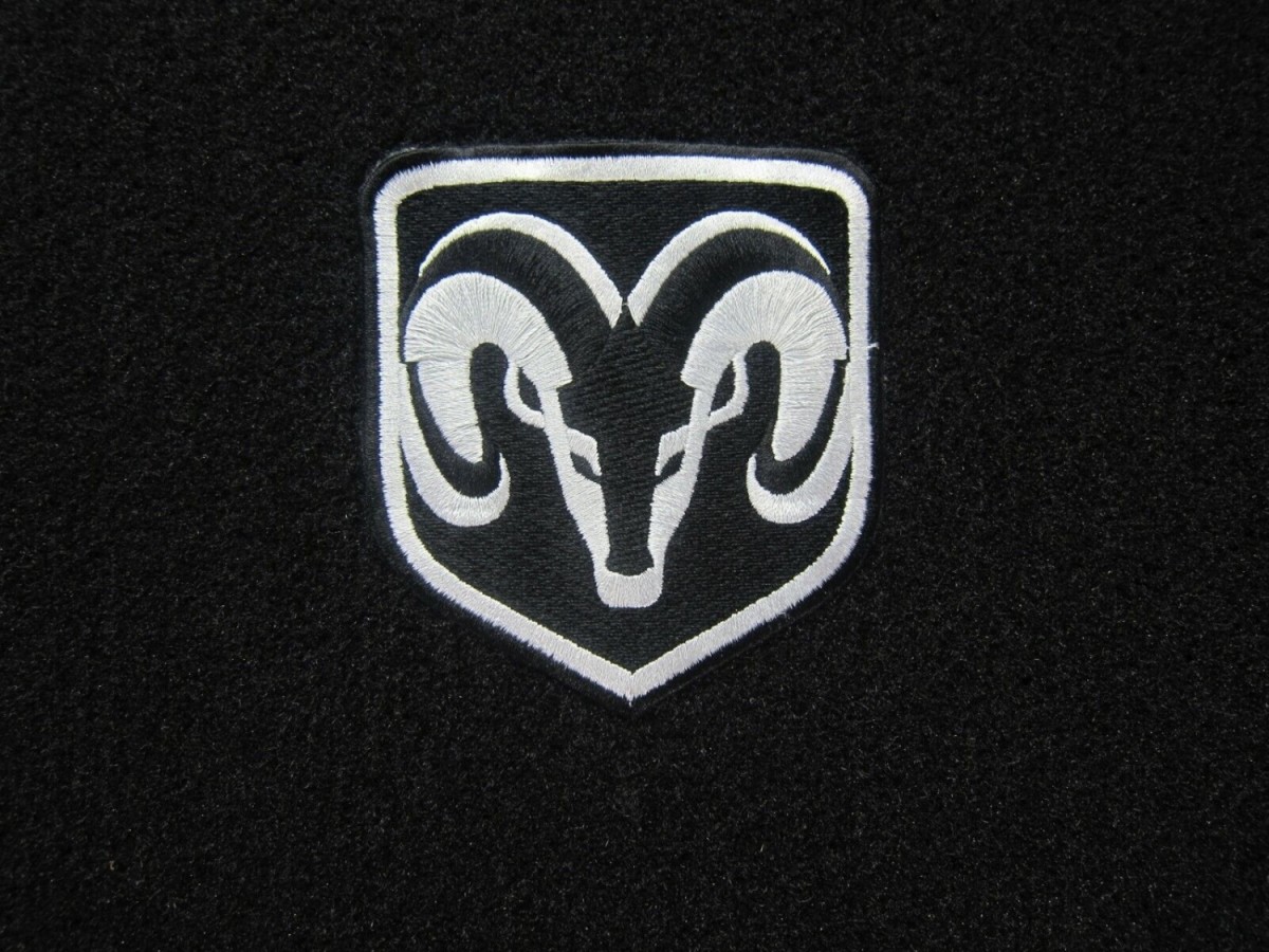 Mopar Floor Mats Crew & Mega Cab Set Of Two Front Black - 82213395AB ...