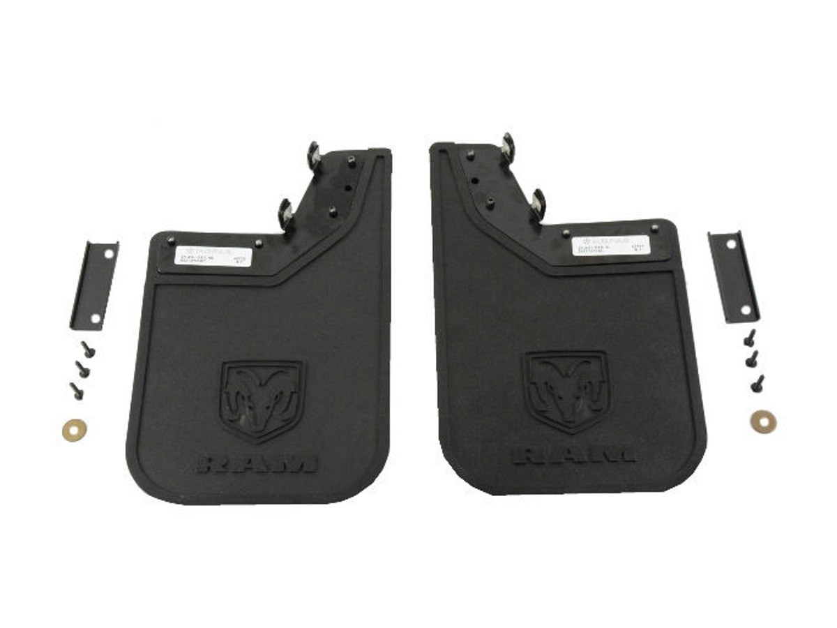 Mopar Splash Guards Rear W/ Logo - 82219123AA | Mopar Online Parts