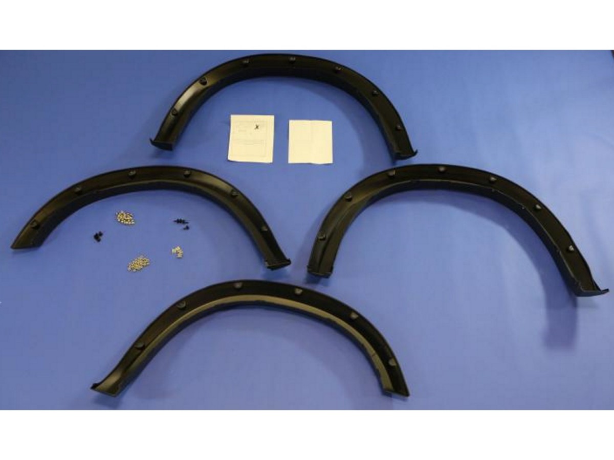 Mopar Wheel Flares Molded Black Medium Grained Textured Set Of Four For ...