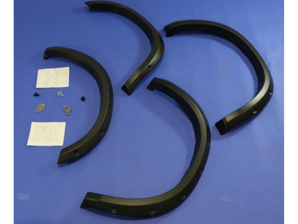 Mopar Wheel Flares Molded Black Medium Grained Textured Set Of Four For ...
