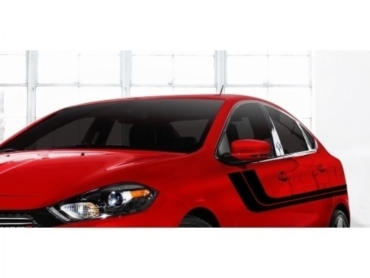 Mopar Decal Kit Upper Bodyside Black & Red Hockey Stick - 82214339AB ...