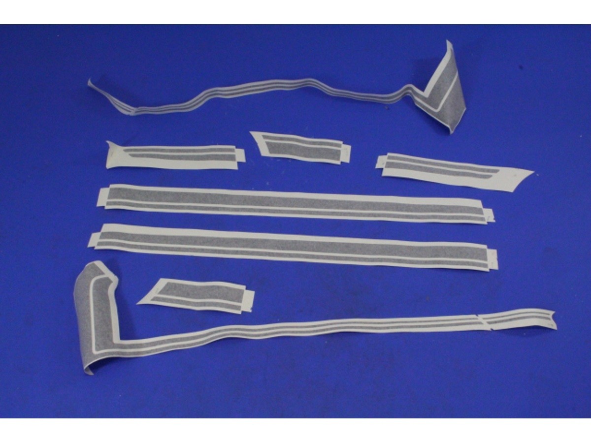 Authentic Mopar Decal Kit C-Style Bodyside Stripe Black - 82214486 ...