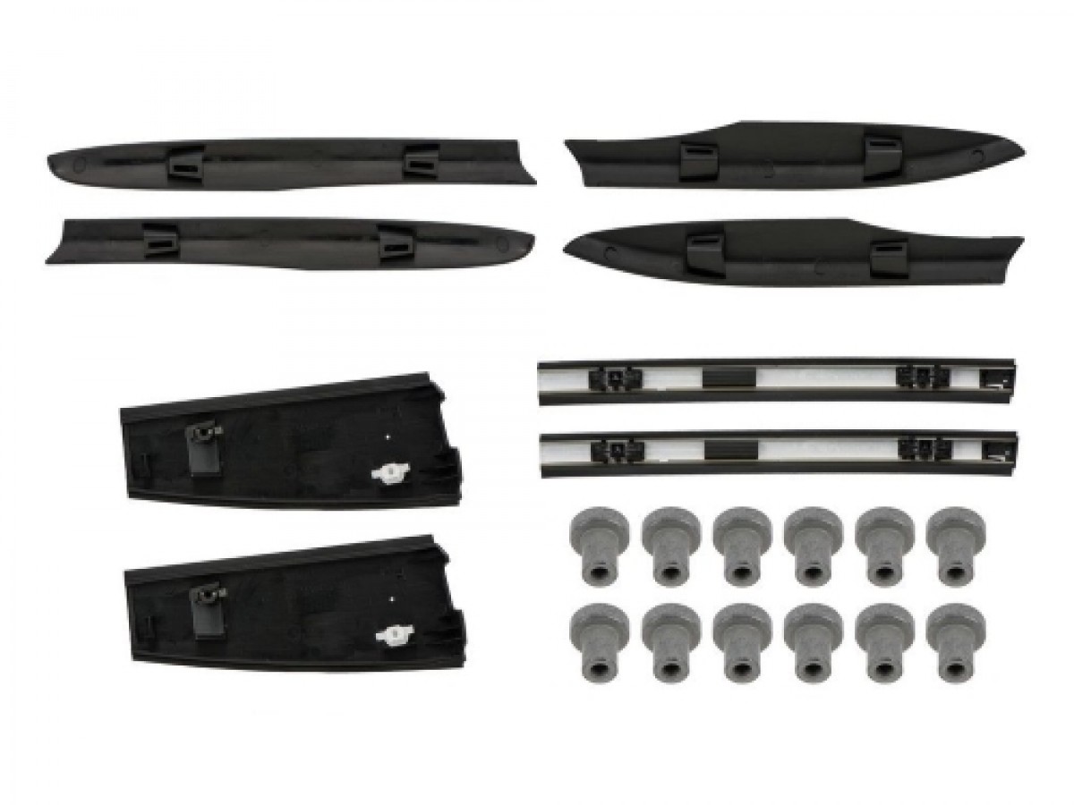 Mopar Complete Roof Rack Permanent Kit Of Two Stow N Place Cross Bars ...