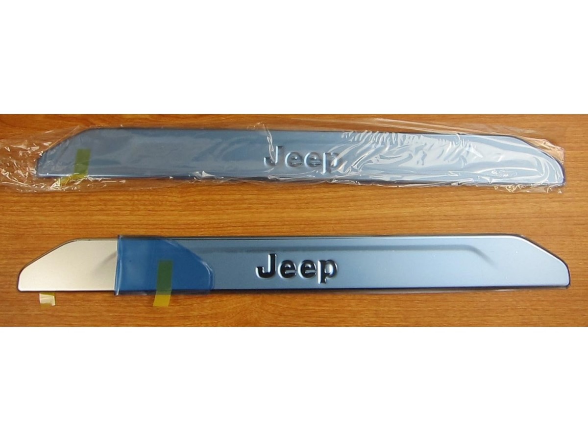 Mopar Door Sill Guards Kit Of Two For Front Doors Stainless Steel With ...