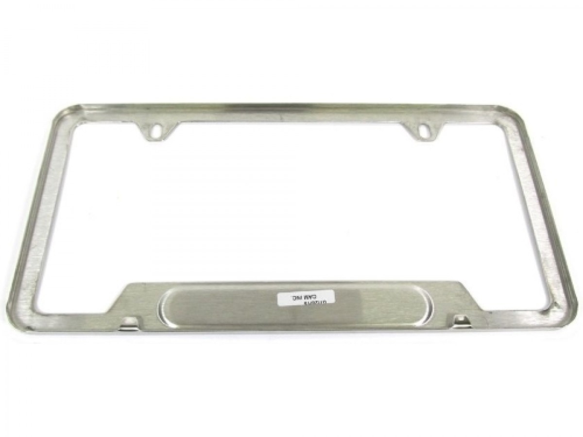 Authentic Mopar Plate Frame Polished W/ Challenger Logo - 82214923 ...
