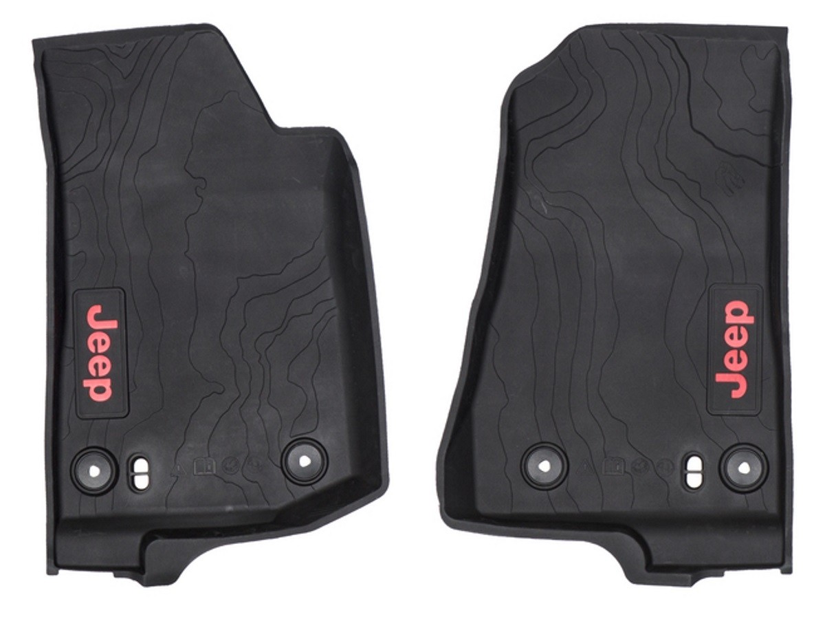 Mopar Rubber Floor Mats 2 Door - 82216625AB | Mopar Online Parts