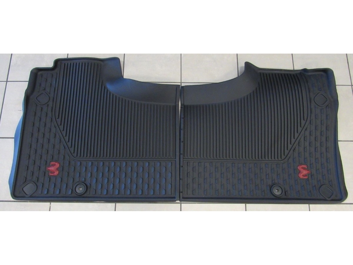 Mopar All-Weather Slush Mats Crew Cab Rebel Black - 82215422AD | Mopar ...