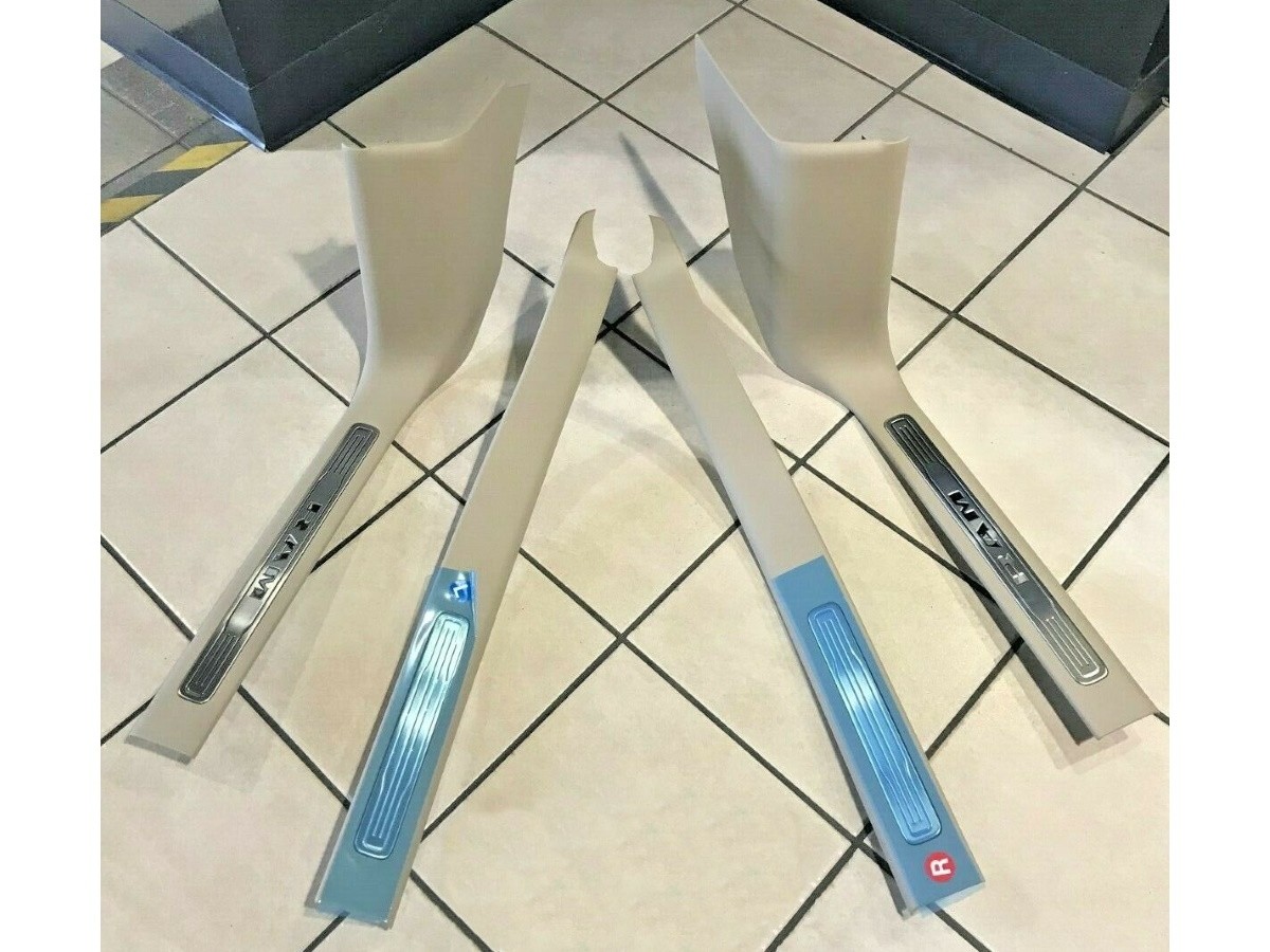 Authentic Mopar Door Sill Guards - Crew Cab - Lt. Frost - 82215703AB ...