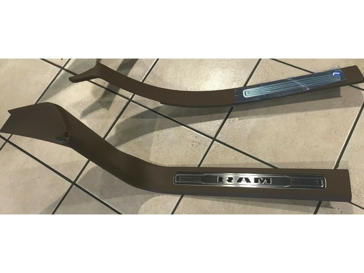 Mopar Door Sill Guards - Crew Cab - Mountain Brown - 82215704AB | Mopar ...