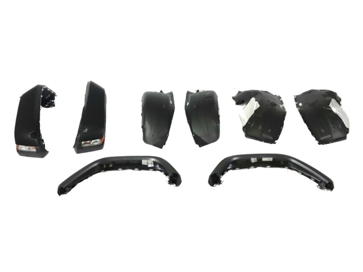 Mopar High Top Fender Flares Paintable Kit Of Four With Halogen Lights ...