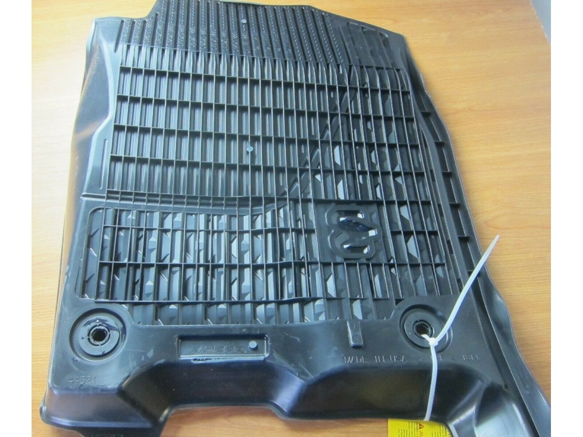 Mopar All Weather Mats Mega Cab Bench Seats Black - 82215767AC | Mopar ...