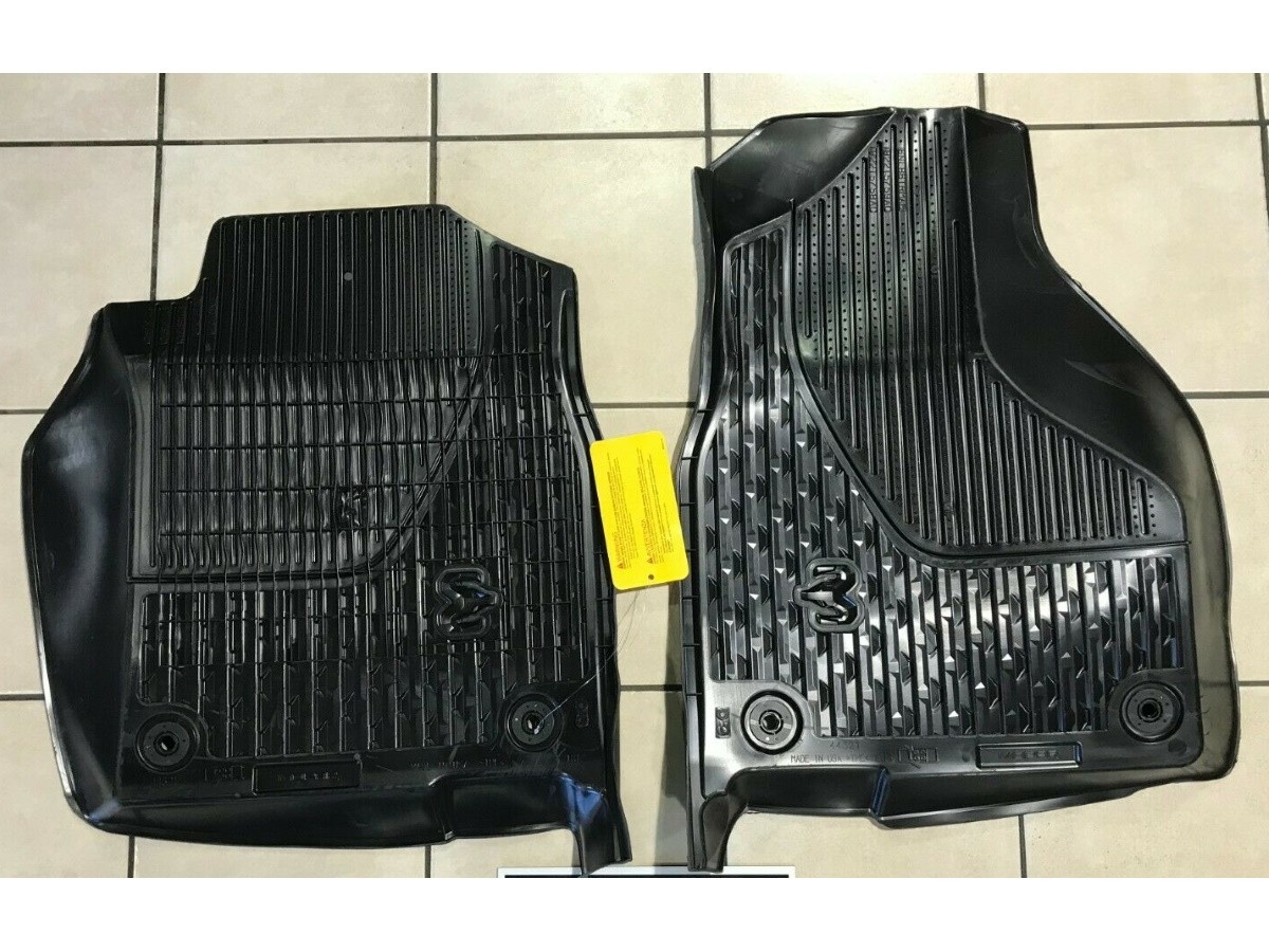 Mopar All Weather Mats Black Front - PTO - 82215813AC | Mopar Online Parts