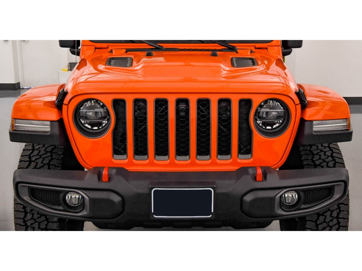 Mopar Performance Rubicon Fender Flares Black Smooth Paintable With LED ...