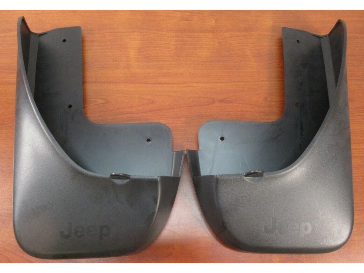 Mopar Rear Molded Splash Guards With Jeep Logo For Three Row L ...