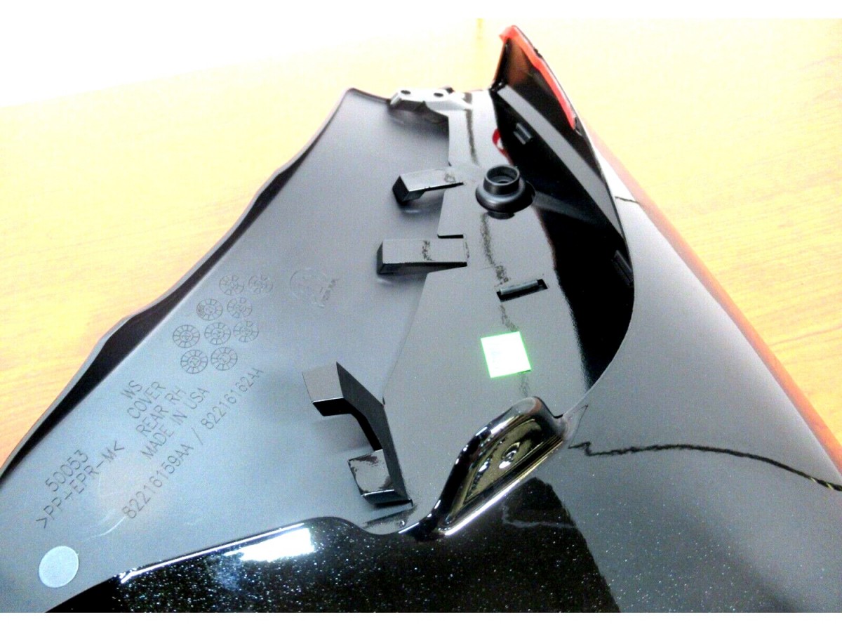 Authentic Mopar Splash Guards Kit Of Two Molded Black For Rear ...