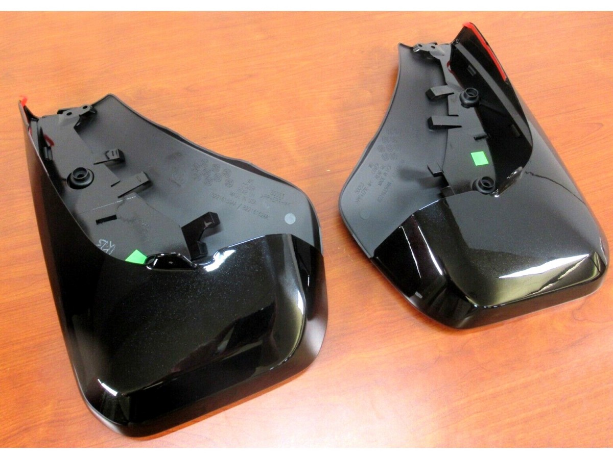 Authentic Mopar Splash Guards Kit Of Two Molded Black For Rear ...